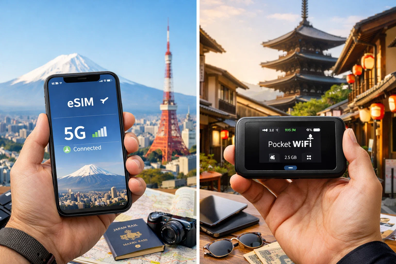 eSIM vs Pocket WiFi Japan: Which Is Better for Your Trip? – MicroEsim