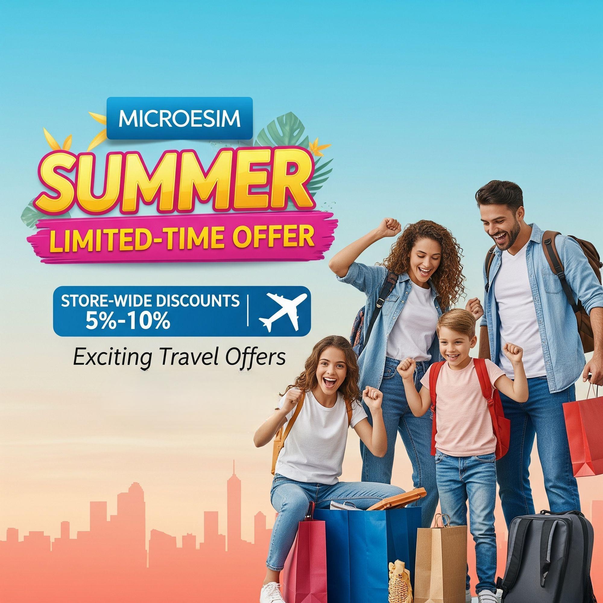 Microesim eSIM Summer Sale for International Travel – MicroEsim