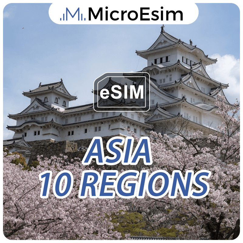 Asia eSIM: Super-Value 1GB Data for Just $2.50 Across 10 Countries – MicroEsim