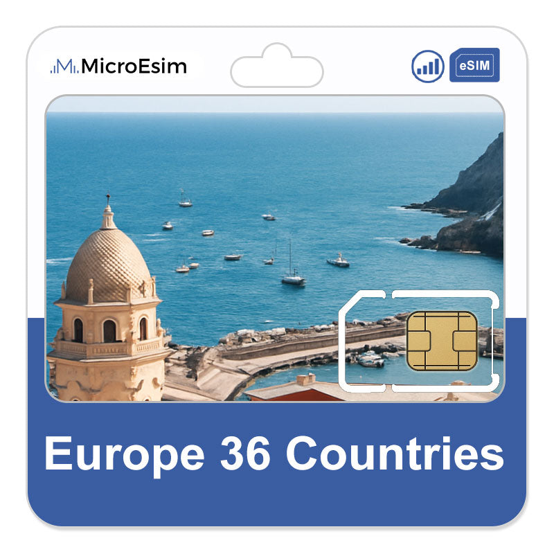 Europe eSIM card, Europe esim unlimited data plan – MicroEsim